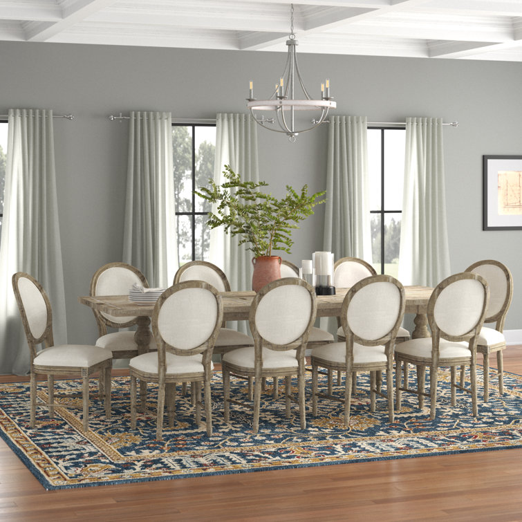 Three Posts™ Clintwood Butterfly Leaf Dining Set (10 Chairs) & Reviews | Wayfair